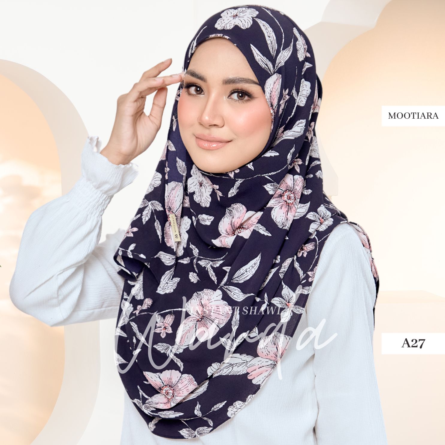 Mootiara | Mootiara – Clothing & Accessories | HIJABS WARDA KLASIK Warda Klasik Printed (A27)